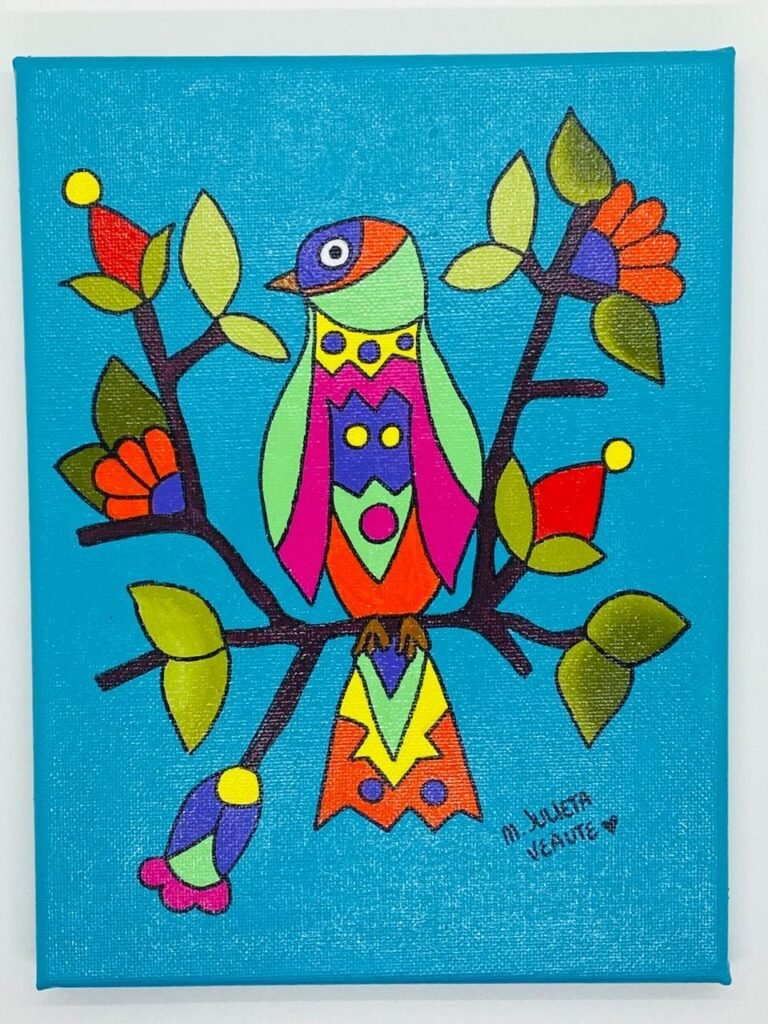 Pajaro azteca turquesa - Dulce Pomelo